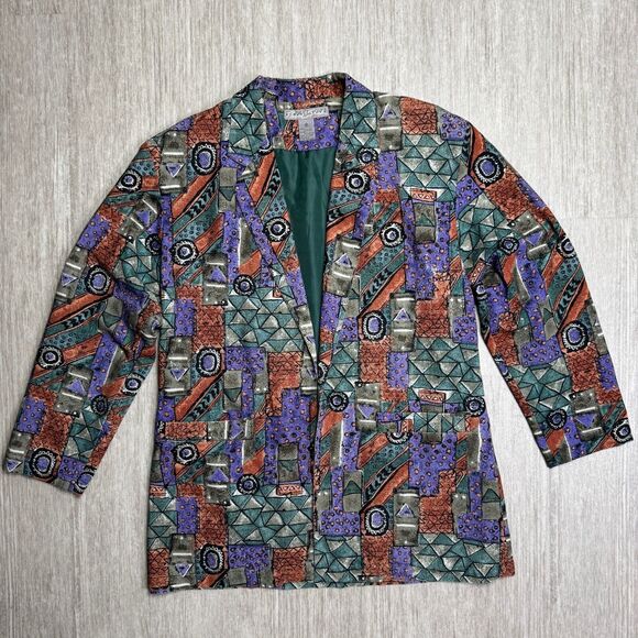Robert Graham | Jackets & Coats | Vintage Robert Stock 9s Funky ...